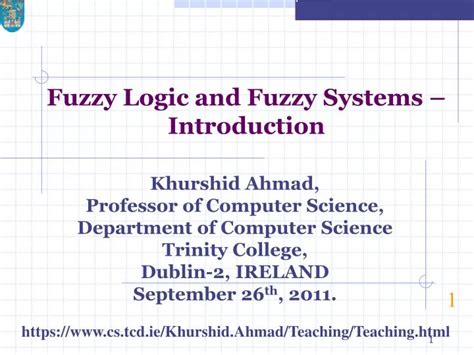 PPT Fuzzy Logic And Fuzzy Systems Introduction PowerPoint Presentation ID 2386026
