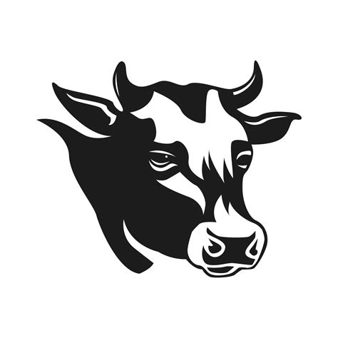 Icono Y Vector Del Logotipo De La Granja De Ganado 13916939 Vector En