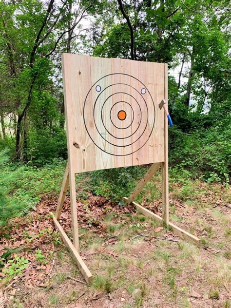 Diy Axe Throwing Target Step By Step Instructions Blitsy