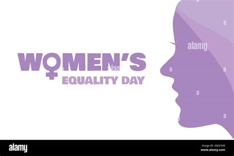 Womens Equality Day Banner Or Poster August 26th Stock Vector Image
