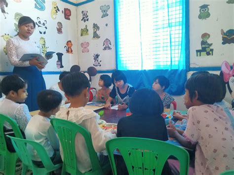 တောင်တွင်းကြီးမြို့နယ်တွင် ပြည်သူ့စာကြည့်တိုက် ကလေးစာဖတ်ခန်းတွင် ကျောင