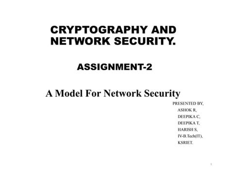 Cns Assignment 2 Team 1pptx Computer Networking Computing