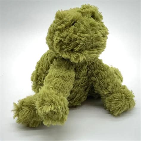 Jellycat Small Fuddlewuddle Frog Soft Toy Green Retired Plush Jelly Cat