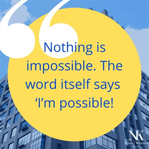 Happy Monday Everyone 😇 Nothing Is Impossible The Word Itself Says I