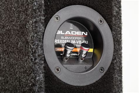 Gladen Rsx Slim Vb Cu Cm Flacher Passiver Geh Usesubwoofer
