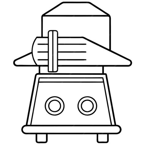 Grader Machine Outline Coloring Book Page Line Art Drawing Premium Ai Generated Vector