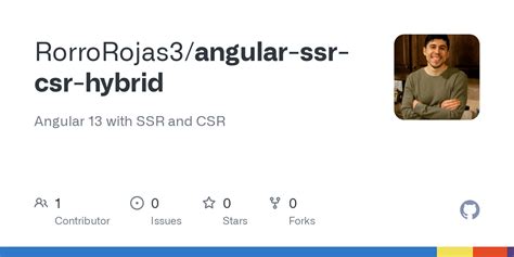 GitHub RorroRojas3 Angular Ssr Csr Hybrid Angular 13 With SSR And CSR