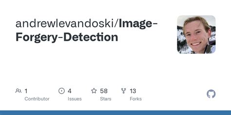 Github Andrewlevandoskiimage Forgery Detection