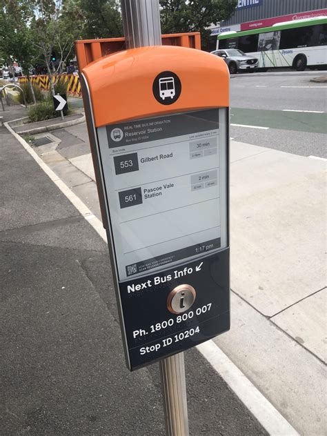 Has Anyone Else Seen This New Bus Stop Display R Melbourne