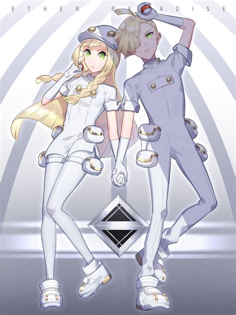 Lillie And Gladion Pokemon And 2 More Drawn By Mikkomimmikko