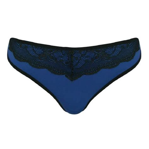 Tanga Vicky Form Talla G Encaje Azul Walmart