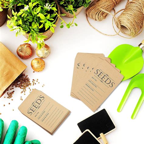 Custom Biodegradable Vegetable Seed Packets Envelopes For Seed Packets