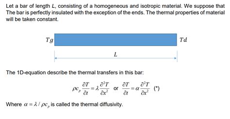 Solved Let A Bar Of Length L Consisting Of A Homogeneous