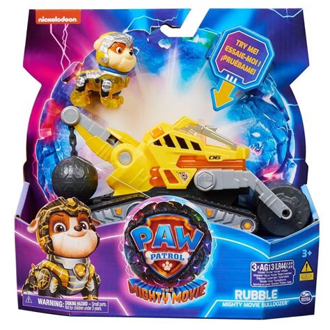Vehículo Paw Patrol Spin Master Vehiculos Temático Pptmm Rubble