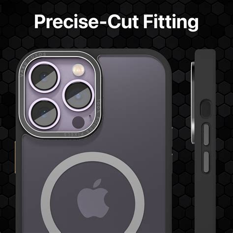 Vaku Luxos Apple IPhone Pro Max Translucent MagPro Armor Slim Protective Metal Camera Case
