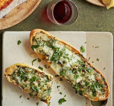 Cheesy Confit Garlic Bread Good Food Middle East