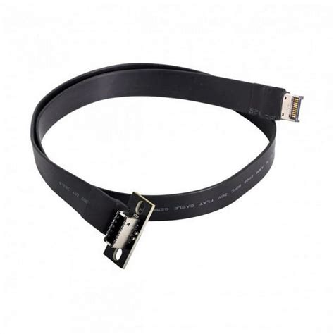 Jser Usb 3 1 Front Panel Header Male To Female Type E Motherboard Extension Data Cable 50cm