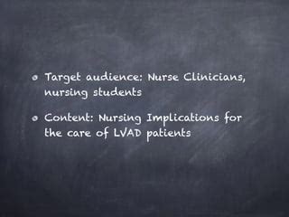 A Closer Look At LVAD PPT