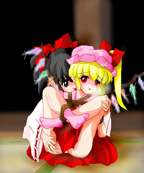 Hakurei Reimu And Flandre Scarlet Touhou Drawn By Toorisugari