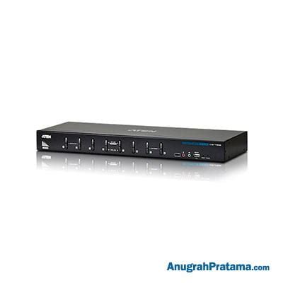Jual ATEN 8 Port USB DVI Dual Link Audio KVM Switch CS1788 Murah Anugrahpratama Com