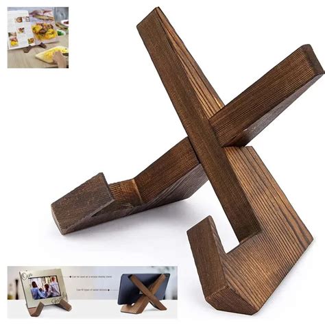 Recipe Wooden Cookbook Stand Book Stand