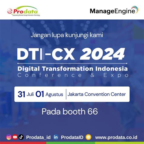 Prodata Sistem Teknologi On Linkedin Prodata Manageengine Dticx Digitaltransformation