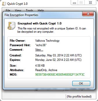 Quick Crypt โปรแกรม Quick Crypt เขารหส