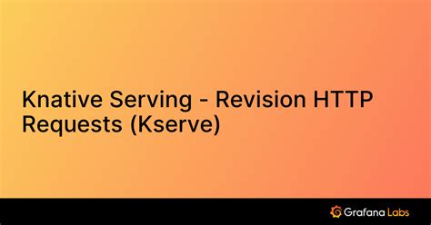 Knative Serving Revision Requests Kserve Grafana Labs