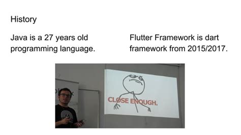 Flutter Vs Java Graphical User Interface Frameworks Pptx PPT