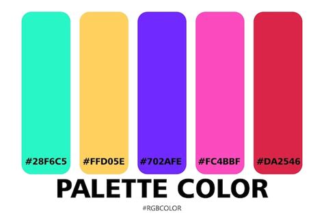 무료로 다운로드 가능한 Colour Swatches 벡터 And 일러스트 Freepik