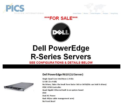 Dell PowerEdge R Series Servers For Sale Telecomcauliffe For Sale