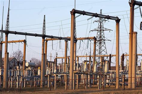 Wire Line Transmission Electron Power Transmission Substation System