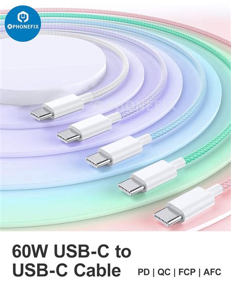35w Usb C Charge Cable Data Transfer Line For Iphone 15 Series