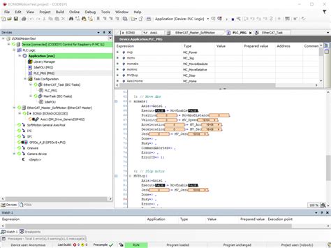 Raspberry Pi Codesys Ethercat步进驱动ecr60 Motion功能测试树莓派 Ethercat Csdn博客