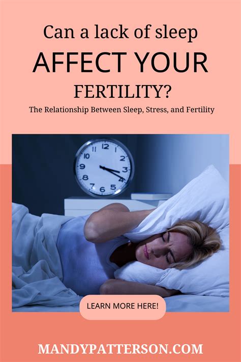 Can Lack Of Sleep Affect Your Fertility Learn More From Dr Mandy