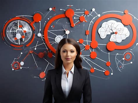 Premium Photo Aligning Goals With Organizational Vision With Ai