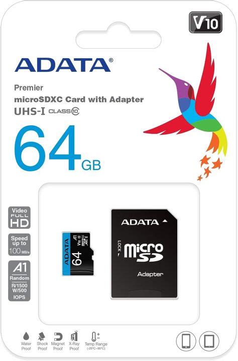Adata Gb Microsd Memory Card With Adapter Mb S Read Speed Original Daraz Pk
