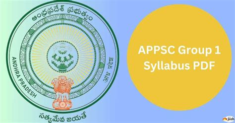 Appsc Group 1 Syllabus 2024 Pdf Download Subject Wise Topics And