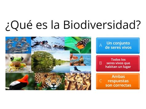 La Biodiversidad Cuestionario