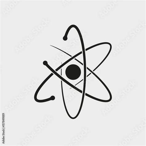 Atom Model Icon Design