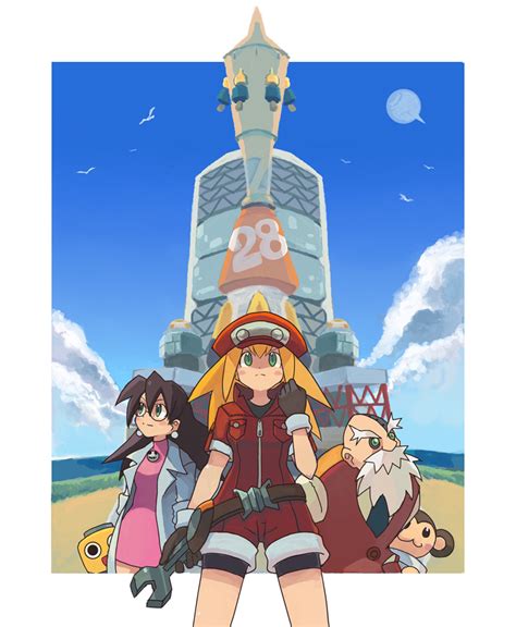 Tron Bonne Roll Caskett Servbot Data And Barrell Caskett Mega Man