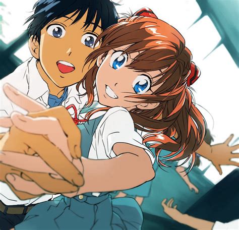 Shinji And Asuka Neon Genesis Evangelion Photo 38625292 Fanpop
