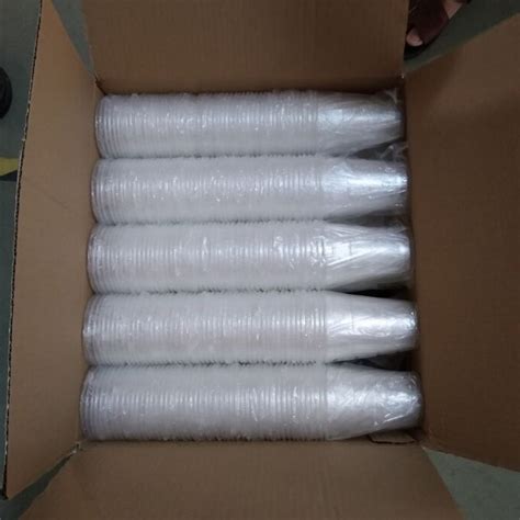 9 Oz Translucent Individually Wrapped Hotel Motel Plastic Cups Paper