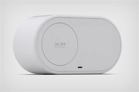 The Onoff Speaker Looks Like An Iphone Toggle Button Domus