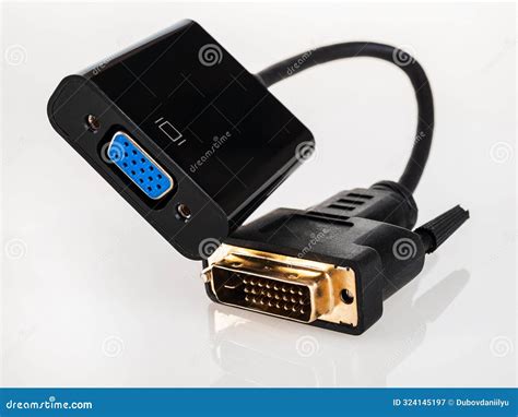 Dvi Digital And Vga Analog Video Adapter For Connecting An External Tv