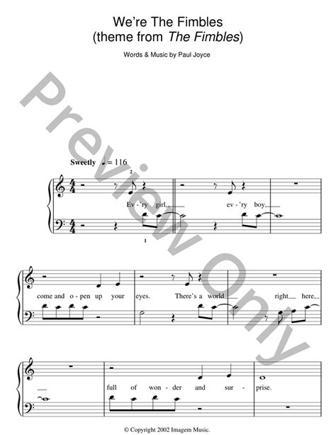 Were The Fimbles J W Pepper