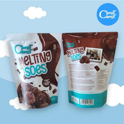 Jual Melting Soes Chocolate 50gr Sus Kering Cokelat Clemat Clemut Maccheese Premium Shopee