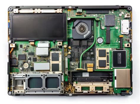 Laptop Repair Unveiling The Inner Workings Of A Modern Computer Stock Illustration