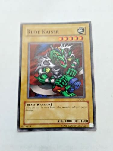 Yu Gi Oh Tcg Rude Kaiser Starter Deck Kaiba Sdk 027 Unlimited Com
