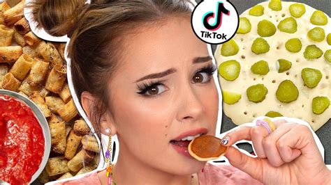Testing Viral Tik Tok Food Trends Tik Tok Viral Food Recipes Tiktok